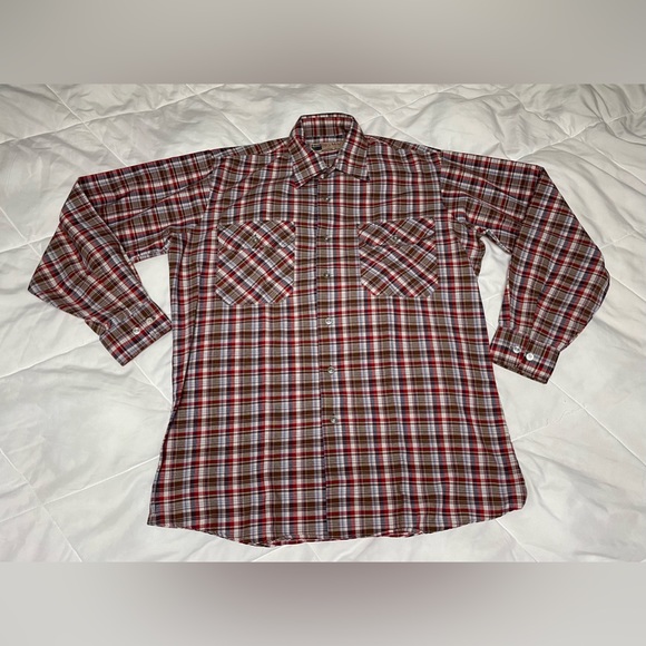 Big Mac | Shirts | Vintage Big Mac Work Shirt Mens Medium Button Up ...